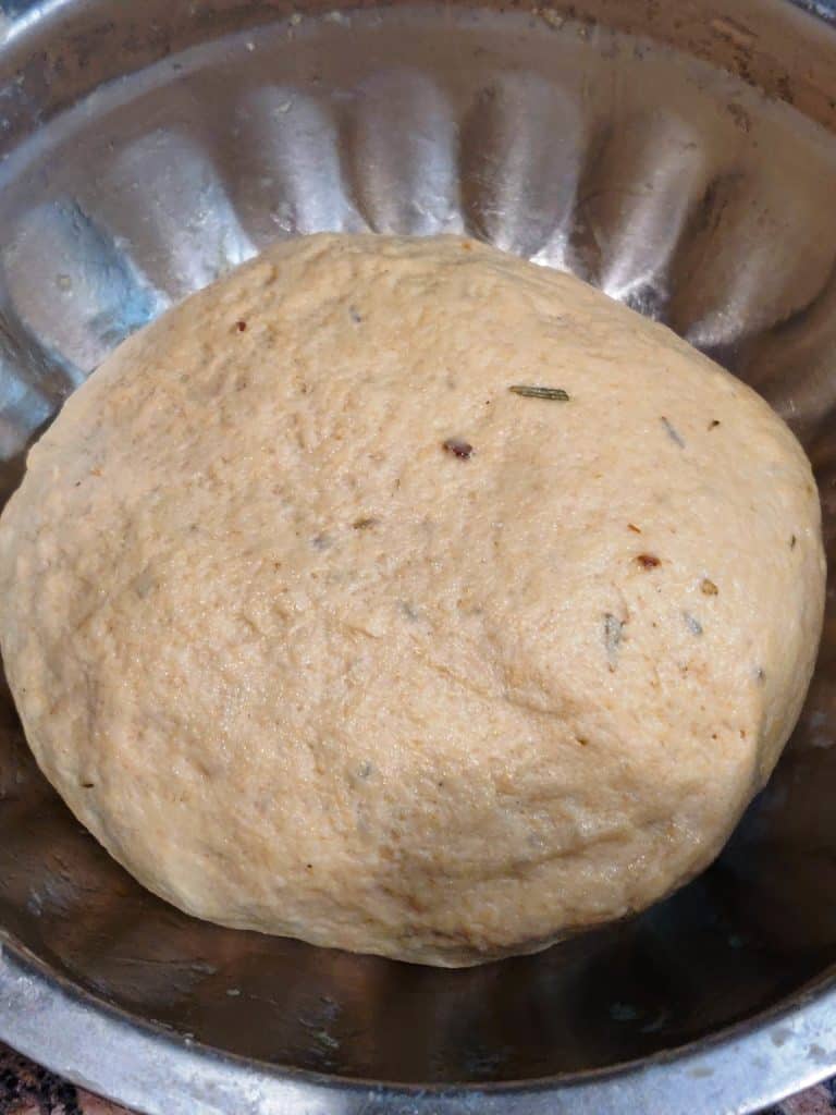 Whole Wheat Focaccia Bread Indian Recipe With Veggies