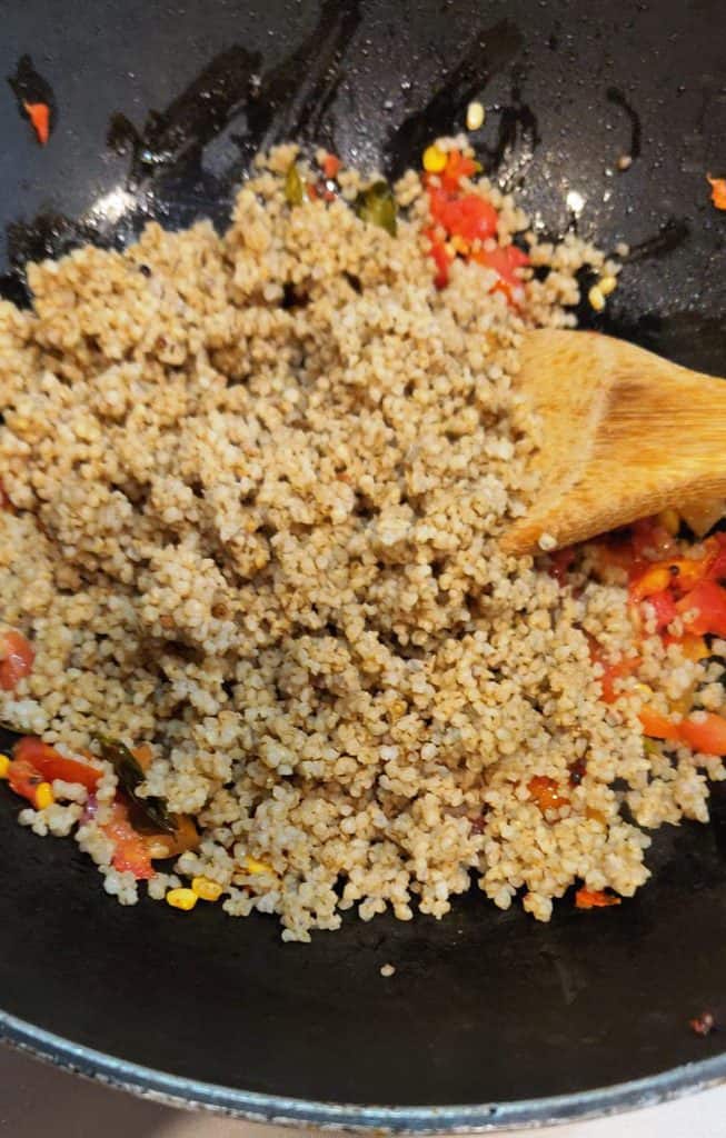 Kodo Millet Upma (5) - Samira's Recipe Diary