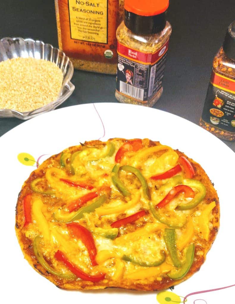 Millet Pizza (16) - Samira's Recipe Diary