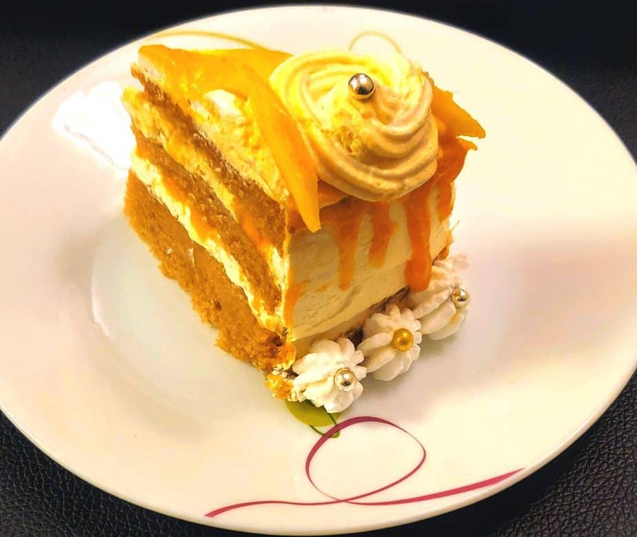 Eggless Mango Cake Recipe With Whipped Cream | Whole Wheat